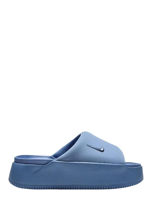 Nike Calm Elevation Platform Slide - Blue