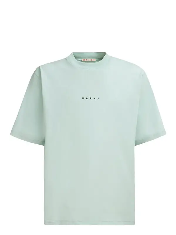Marni Linden Logo T-shirt - Green