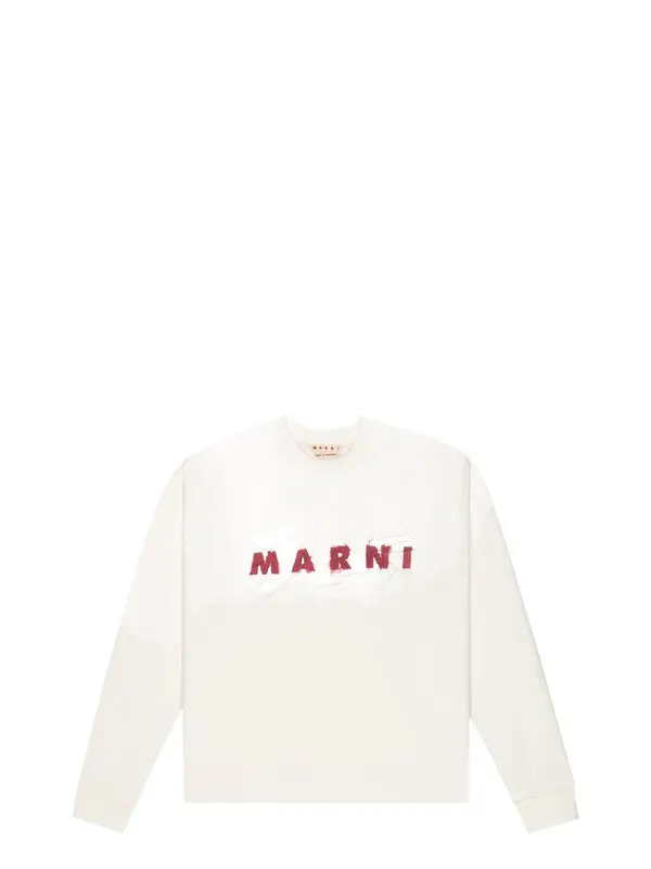 Marni Logo Sweatshirt - White