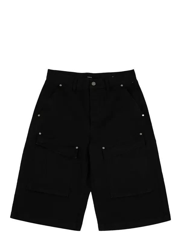 PURPLE BRAND Cargo Shorts - Black