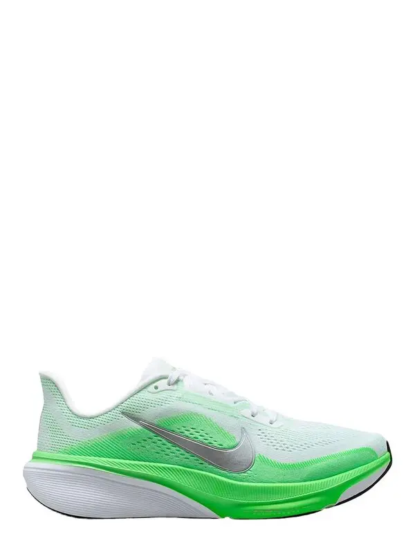 Nike Pegasus 42 Metallic Silver Sneakers - Green