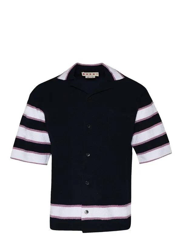 Marni Short-sleeve Striped Shirt - Black