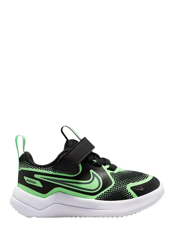 Nike Cosmic Runner Td "illusion Green Cool Grey" Athletic Sneakers - Black