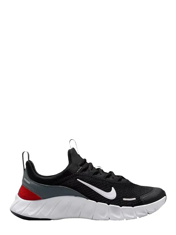 Nike Free Ride Gs " Cool Grey University Red White" Athletic Sneakers - Black