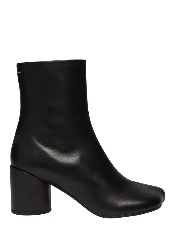MAISON MARGIELA Leather Ankle Boots - Black