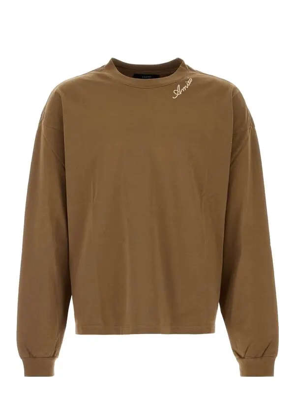 Amiri Cotton Oversize T-shirt - Brown