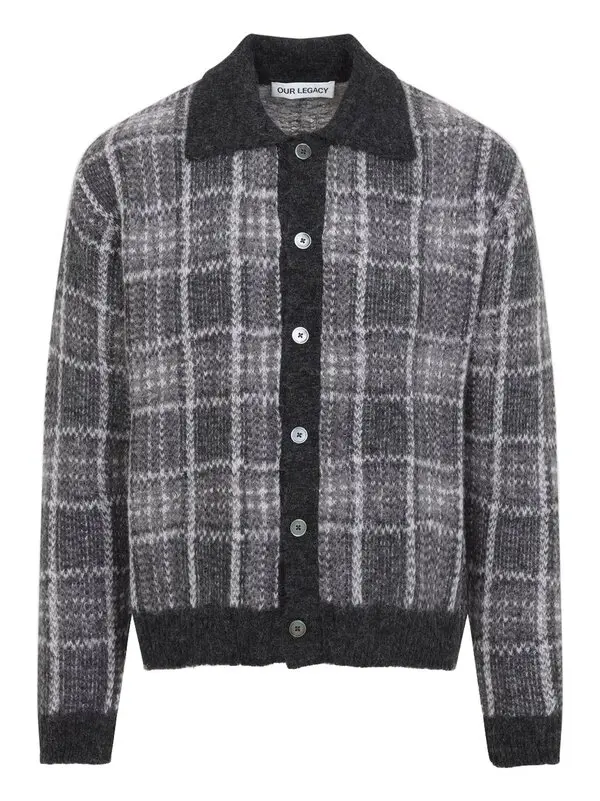 Our Legacy Evening Polo Neck Sweater - Grey