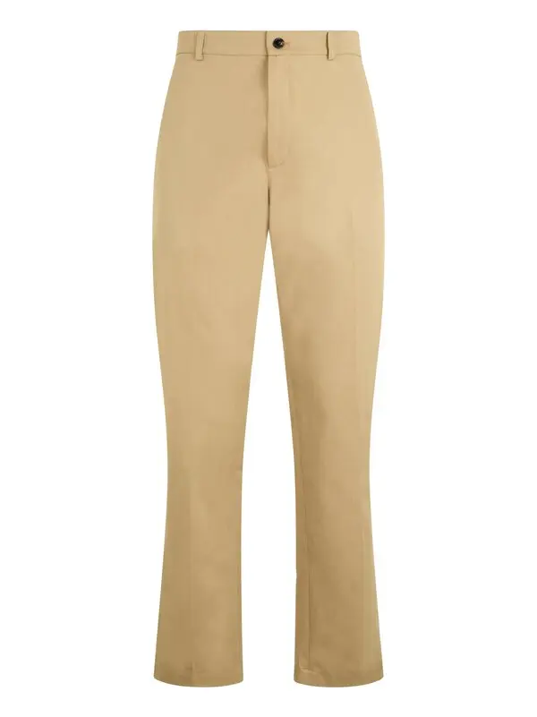 Burberry Cotton Tailored Trousers - Beige