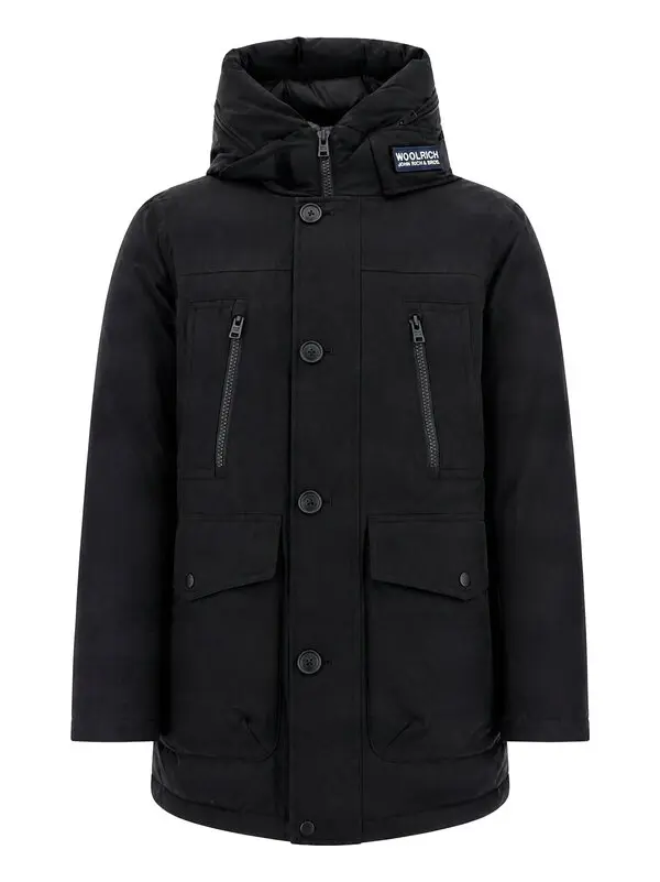 Woolrich Insulated Hooded Parka Coat - Black