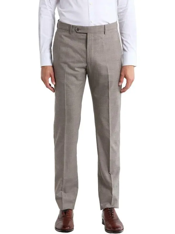 Zanella Noah Cotton Dress Pants - Espresso