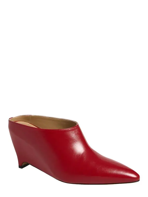 MAISON MARGIELA Wedge Pointed Toe Mule - Red