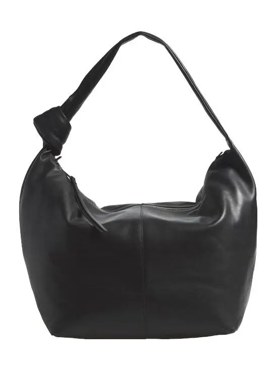 ALLSAINTS Effie Large Leather Shoulder Bag - Black