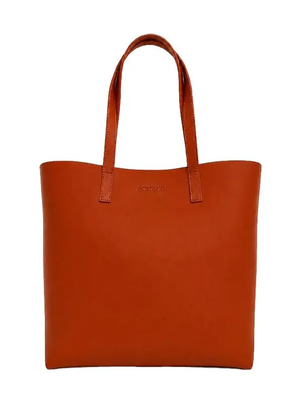 Écotorie Agatha Leather Tote Bag - Rust