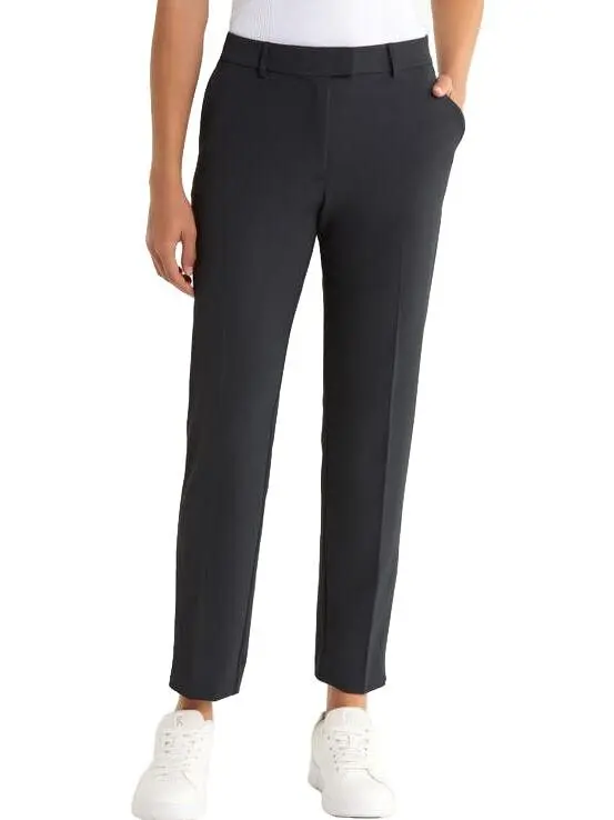 G/fore Tux Shadow Stretch Straight Leg Trousers - Onyx