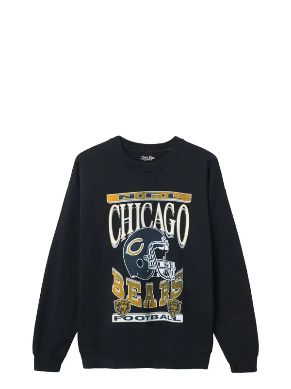 Junk Food Chicago Bears Nfl Football Graphic Sweatshirt - Black