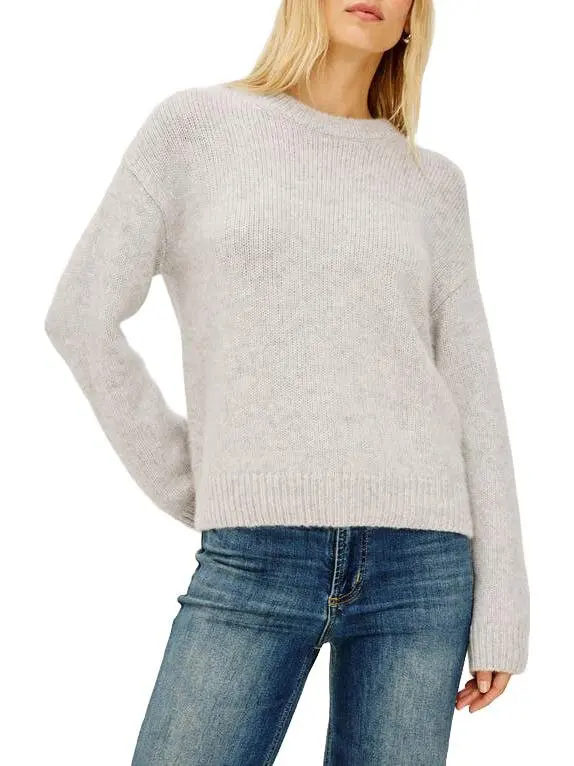 Rails Helly Crewneck Sweater - Heather Grey