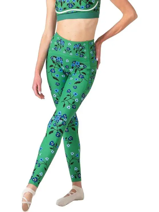 JESSIE ZHAO NEW YORK Emerald Echo High-waisted Leggings - Green