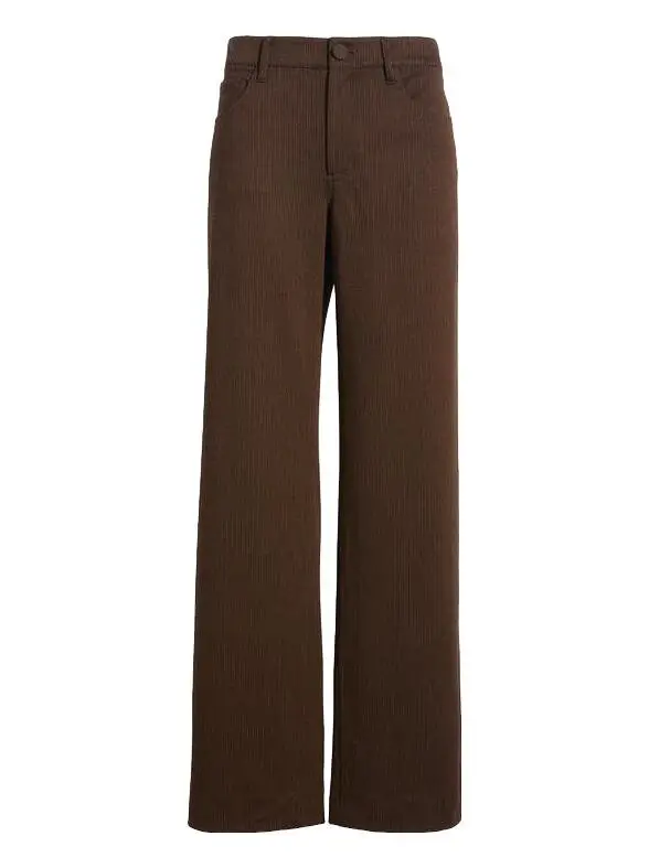 Rag & Bone Cam Jacquard Stretch Ponte Pants - Brown Multi
