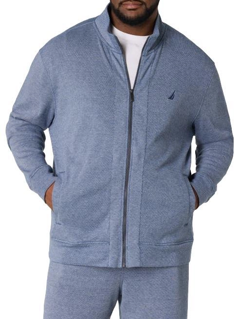 NAUTICA Big & Tall Double-knit Track Jacket - Workshirt