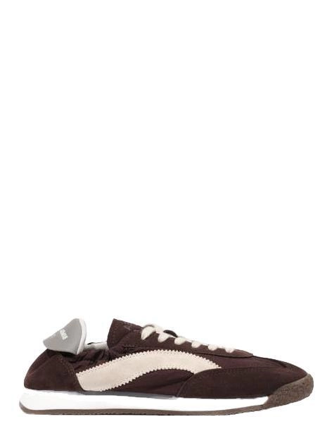 Bimba Y Lola 13 06 Suede Nylon Sneakers - Garnet