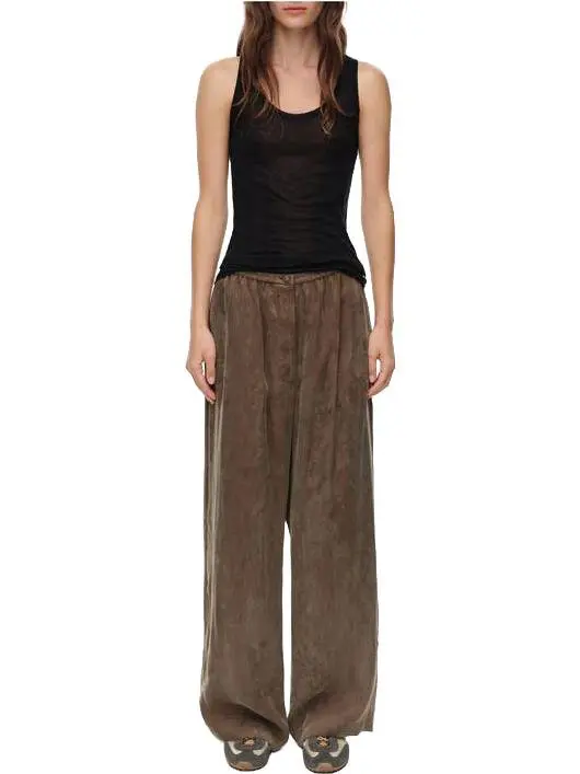 Bimba Y Lola Fluid Jogger Trousers - Dark Olive