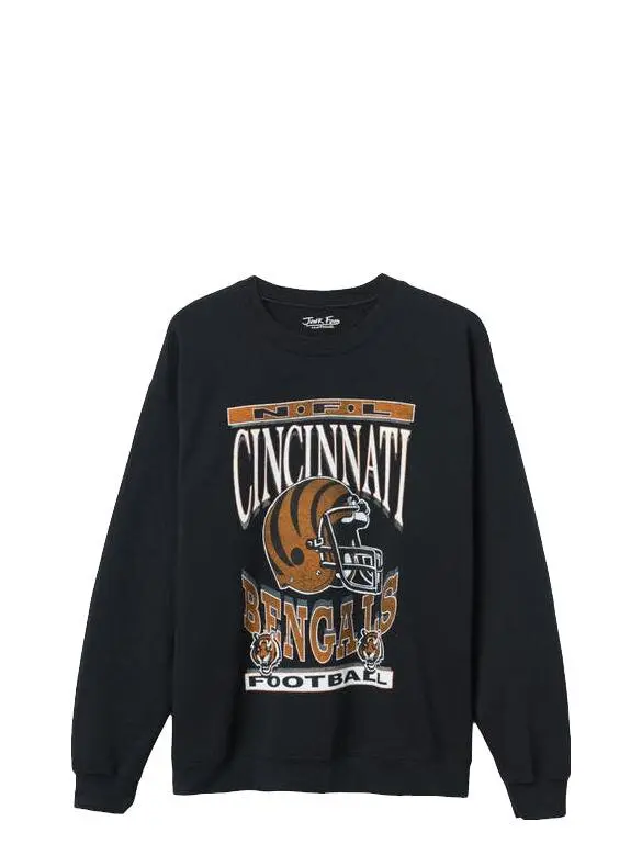 Junk Food Cincinnati Bengals Crewneck Sweatshirt - Black