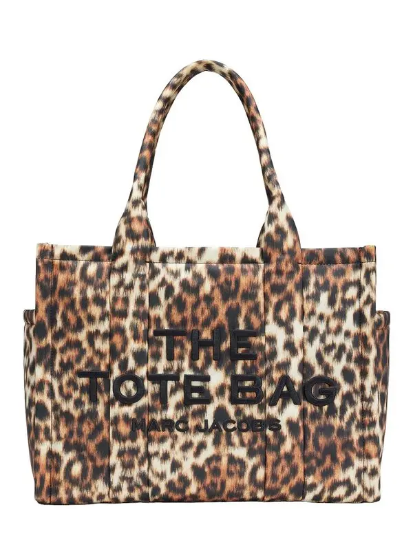 Marc Jacobs Leopard Puffy Tote Bag - Brown Multi