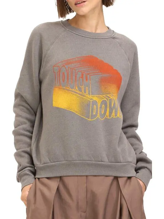 PROJECT SOCIAL T Touchdown" Graphic Sweatshirt - Slate