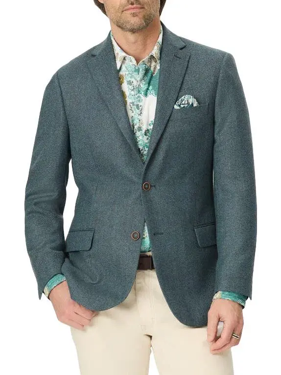 Robert Graham Wool Blend Sport Coat - Teal