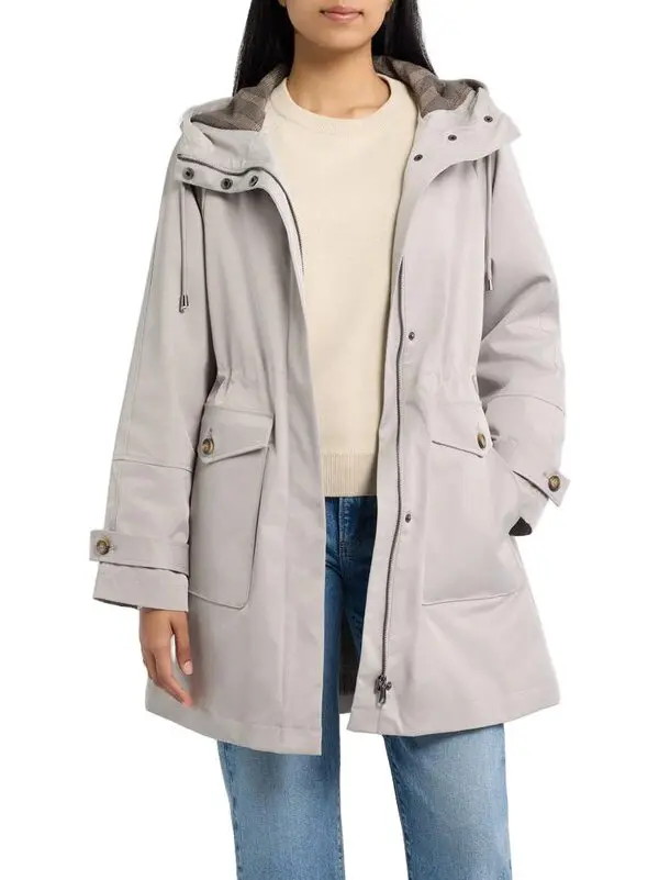 Bernardo Anorak Raincoat - Ash Grey
