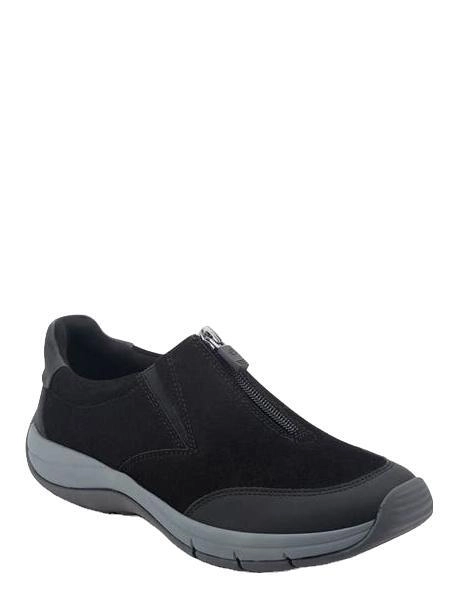 Easy Spirit Brynlee Zip-up Sneakers - Black