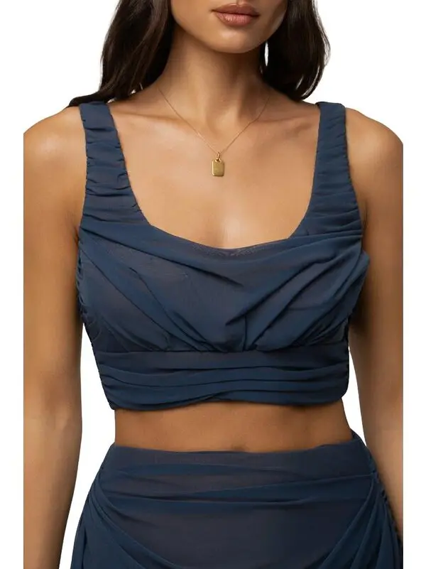JLUXLABEL Ethereal Flow Top - Blue