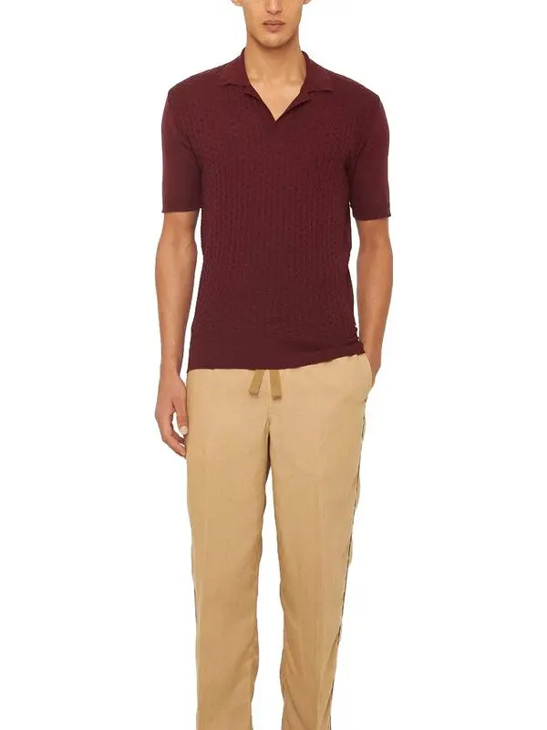 Orlebar Brown Horton Tailored-fit Polo Shirt - Damson