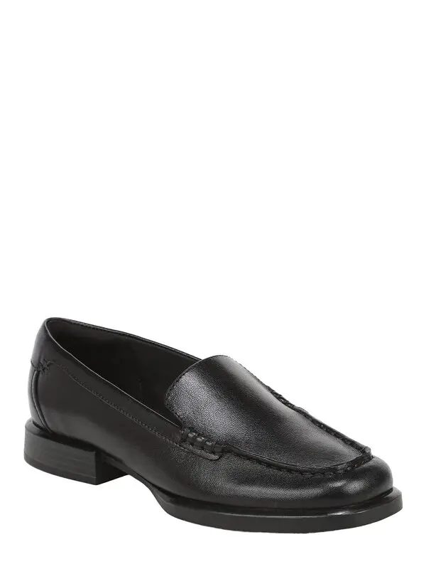27 EDIT NATURALIZER Henley Leather Loafer - Black Leather