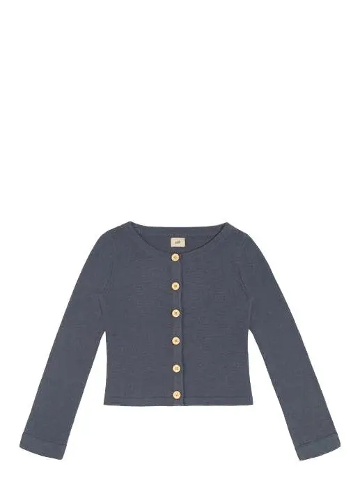 ODDLI Long Sleeve Cashmere Cardigan - Blue