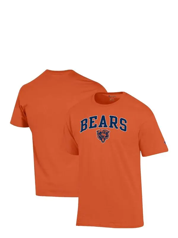 Champion Chicago Bears Arch Over Logo T-shirt - Orange