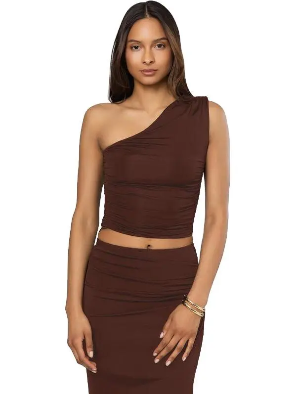 Generation Love Hadley Sheen Jersey One-shoulder Top - Coco