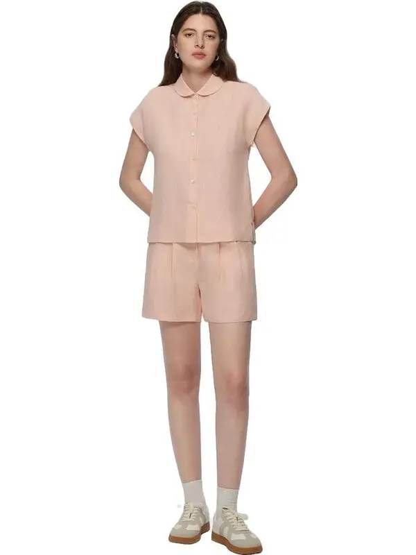 JUANA Hemp Retreat Shorts - Peach