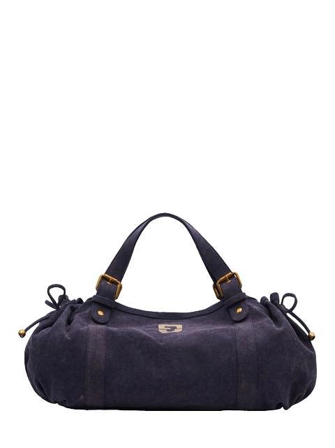 Gerard Darel Metropolitan Weekend Shoulder Satchel - Blackcurrant