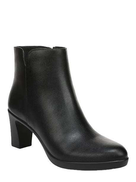 LIFESTRIDE Eloise Block Heel Ankle Boot - Black