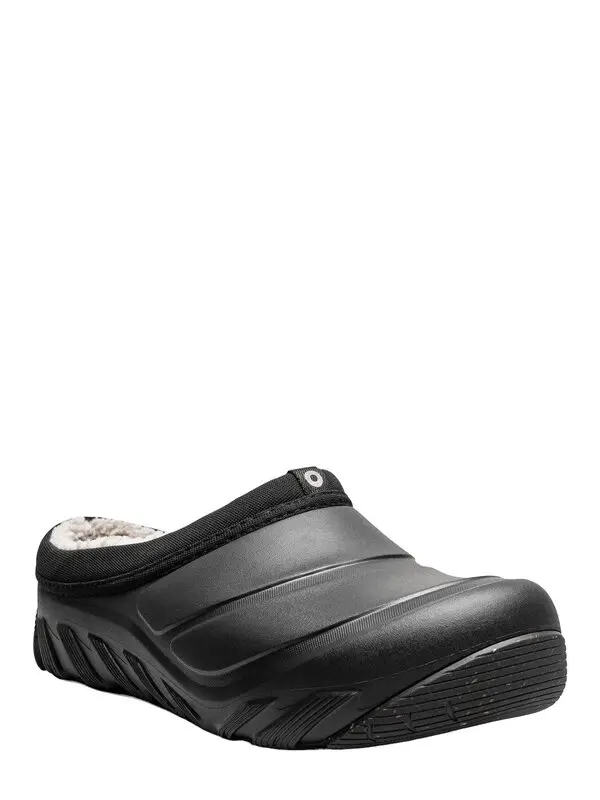 Bogs Campster Clogs With Fleece Lining - Black