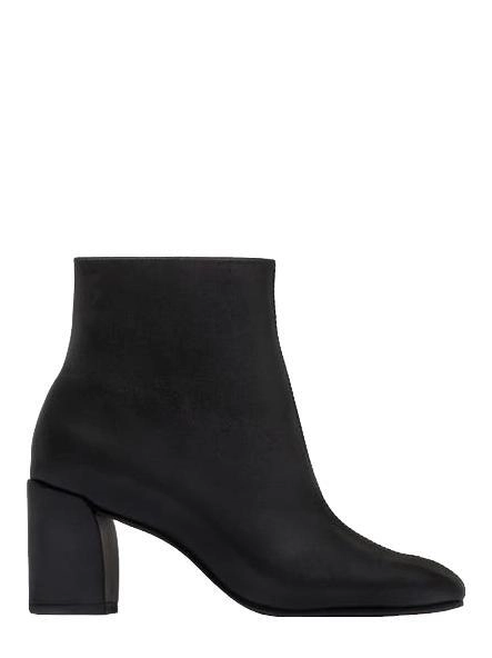 Bernardo Naomi Ankle Bootie With Sculptural Heel - Black