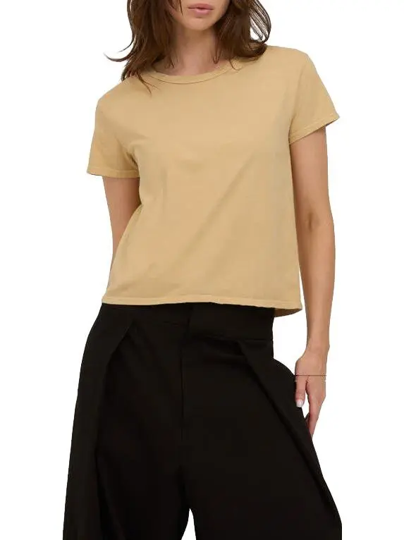 PROJECT SOCIAL T Boxy Cotton T-shirt - Camel