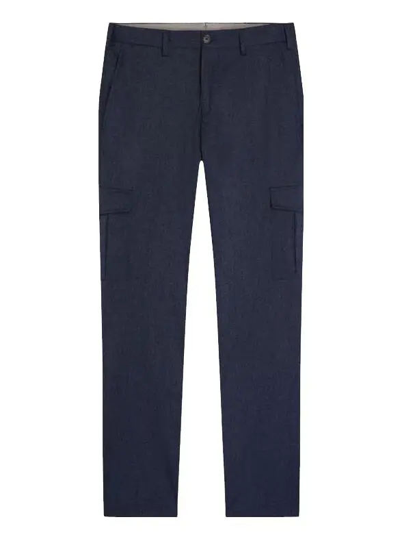 Bugatchi Stretch Cargo Pants - Navy