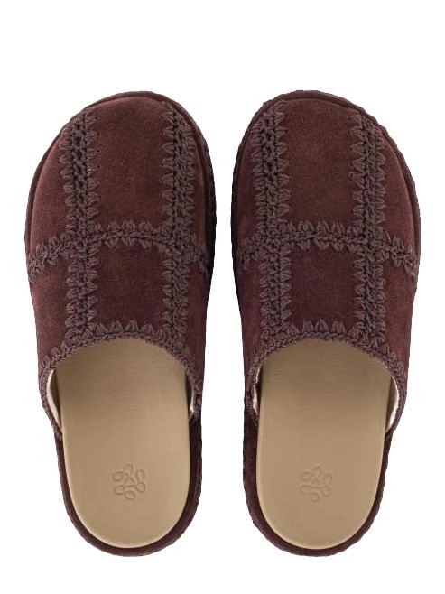 THE SAK Bryn Slip-on Clogs - Mahogany Patch