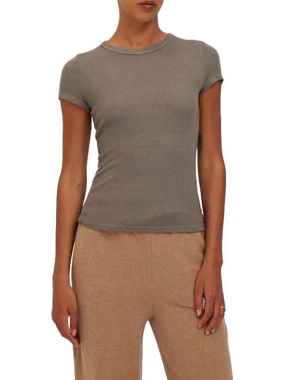 PROJECT SOCIAL T Griffith Rib Baby T-shirt - Slate