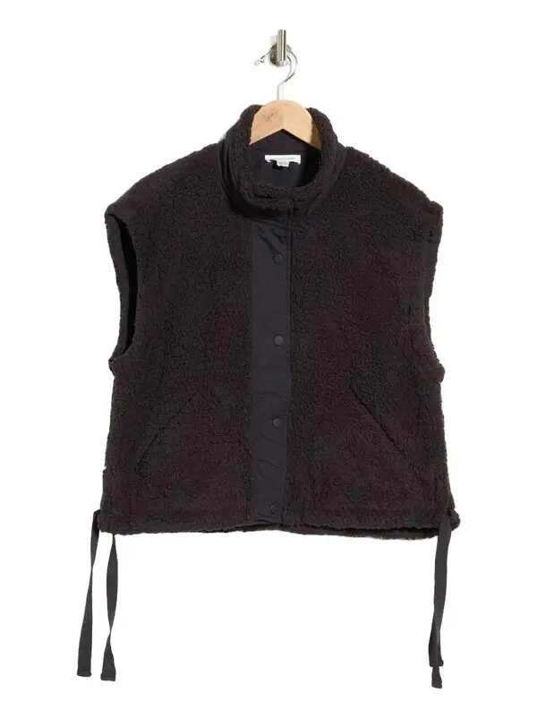 BEACHLUNCHLOUNGE Paxton Fleece Vest - Black