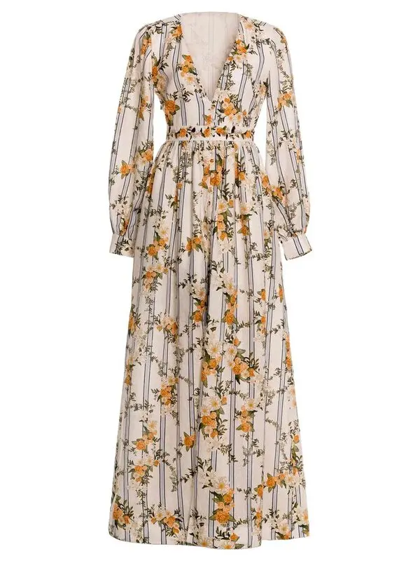 Agua Bendita Frambuesa Valle Maxi Dress - Multicolor