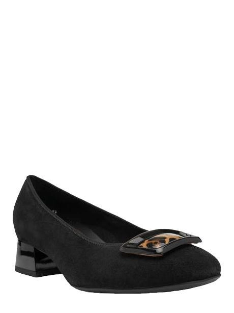 ARA Gale Pump With Buckle Detail - Black 1