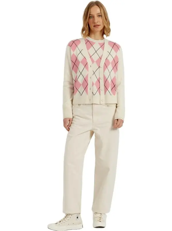 Chinti & Parker Wool-cashmere Cardigan - Salmon